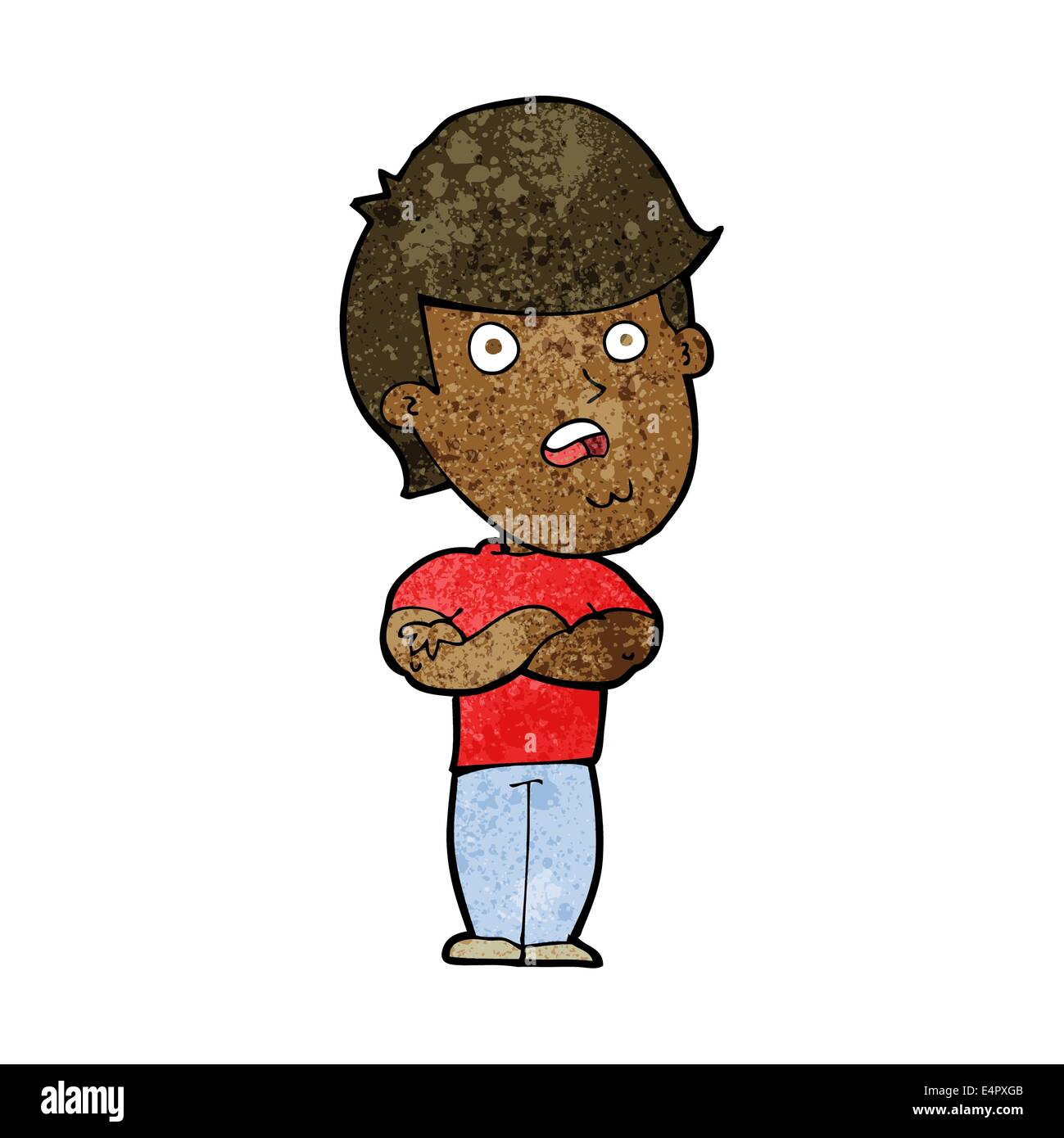 cartoon disappointed man Stock Vector Image & Art - Alamy