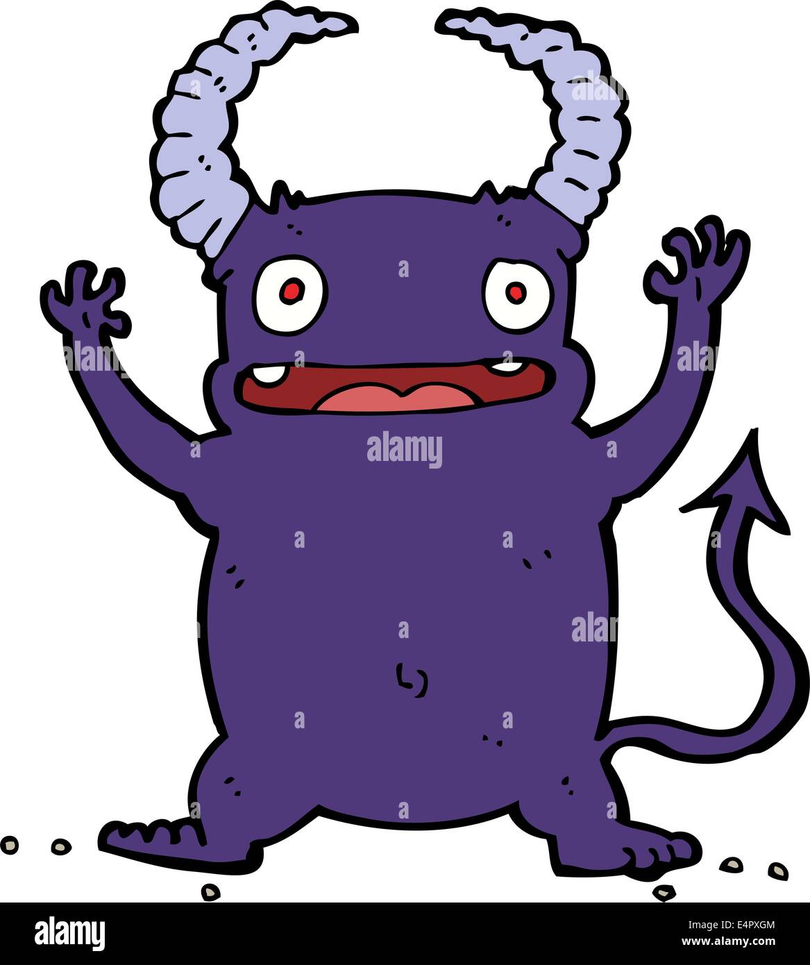 cartoon little devil Stock Vector Image & Art - Alamy