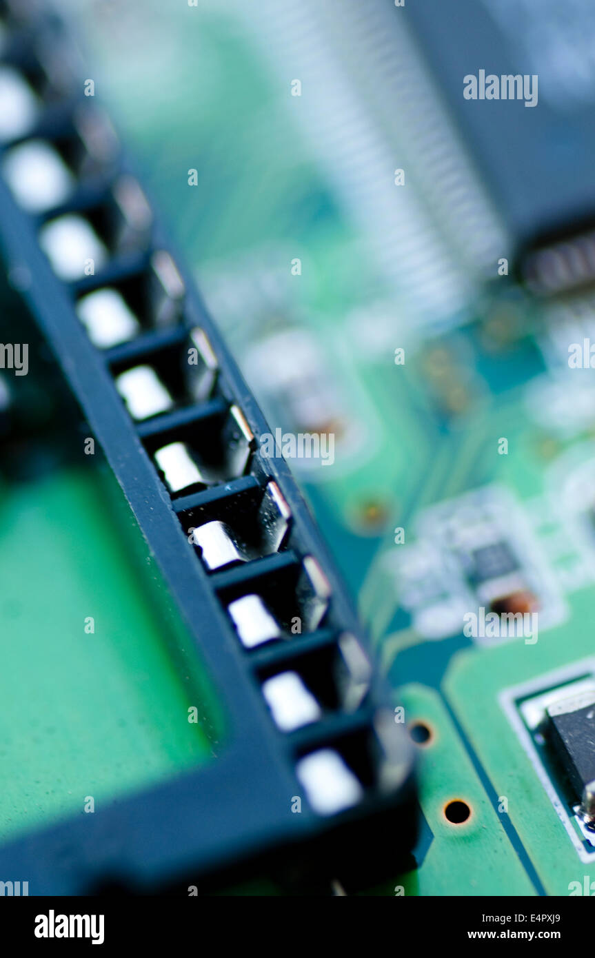 Picture of a detail electronic part. With nice details and colors Stock ...