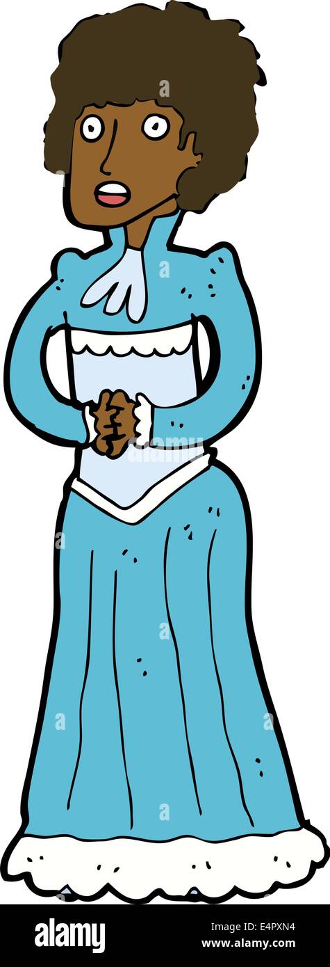 cartoon shocked victorian woman Stock Vector Image & Art - Alamy