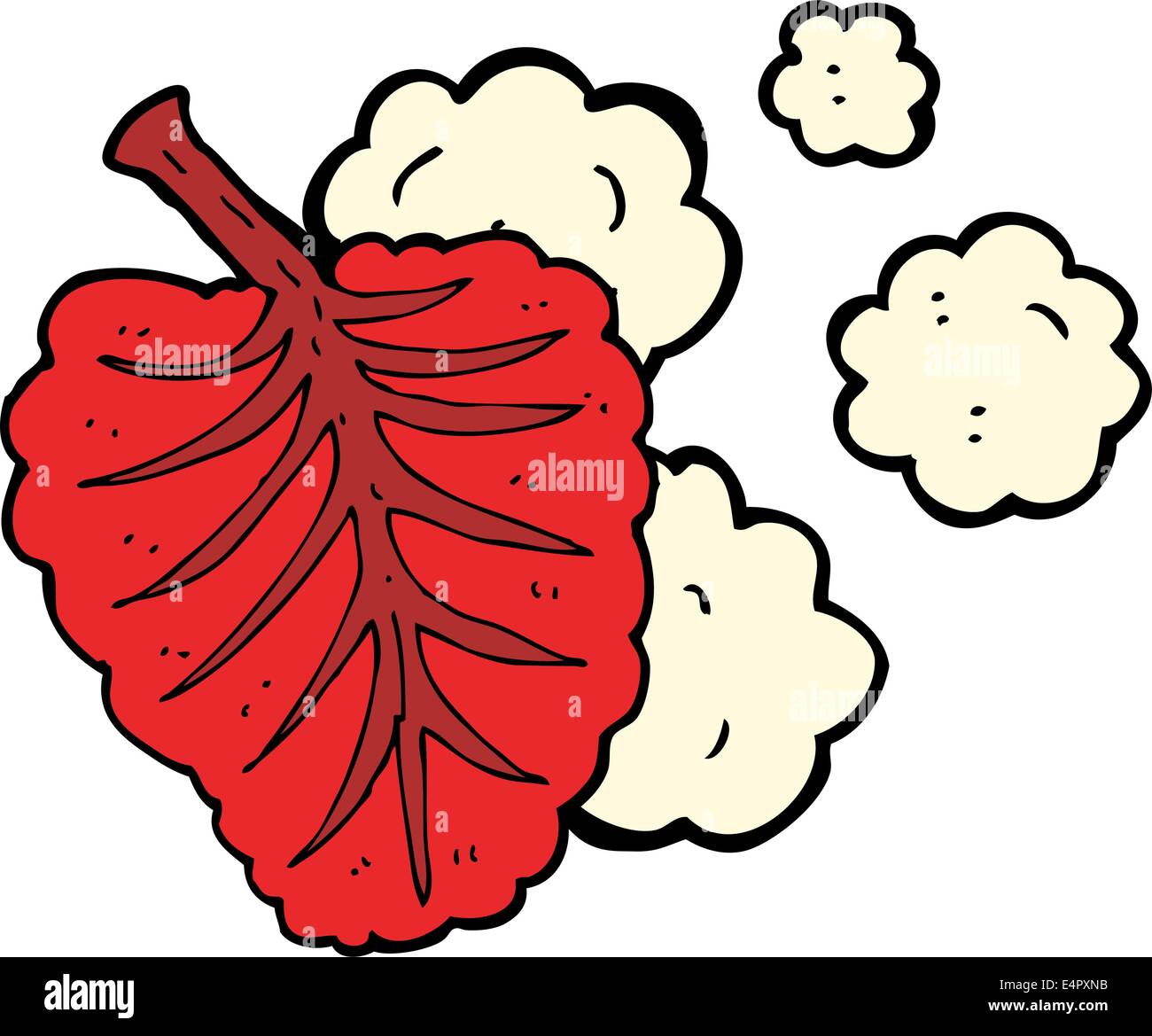 cartoon leaf symbol Stock Vector Image & Art - Alamy