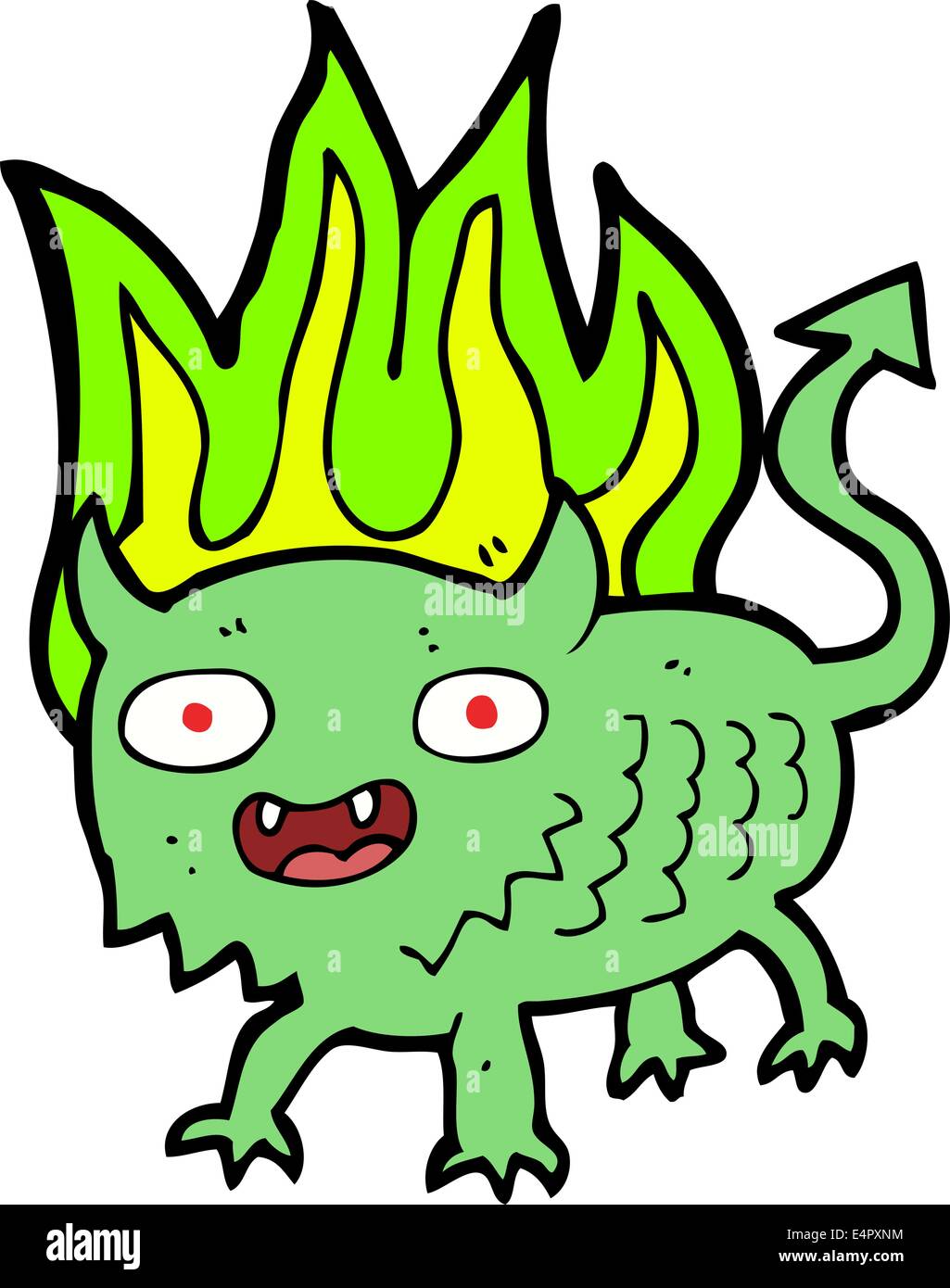 cartoon little demon Stock Vector Image & Art - Alamy
