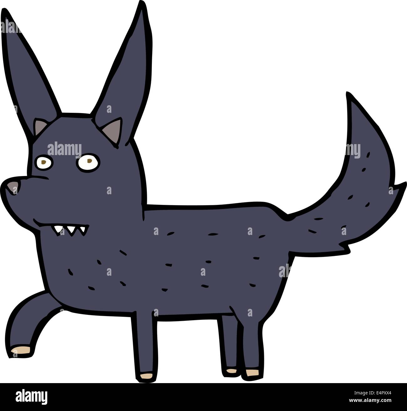 cartoon wild dog Stock Vector Image & Art - Alamy