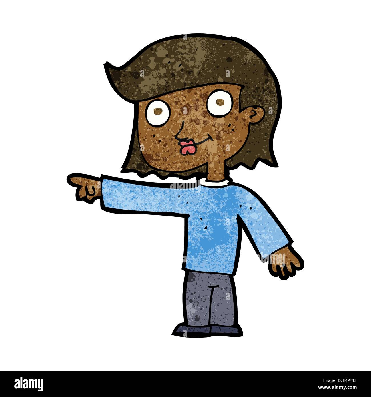 cartoon pointing person Stock Vector Image & Art - Alamy