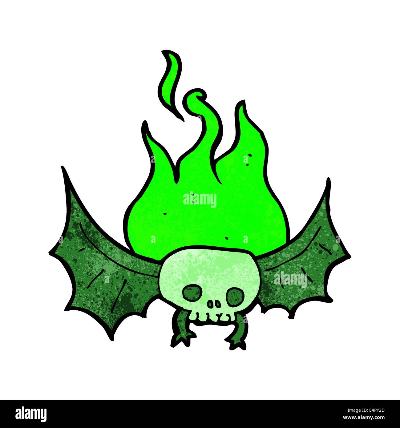 cartoon spooky skull bat Stock Vector Image & Art - Alamy