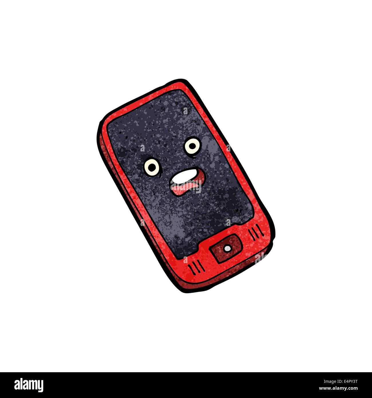 cartoon mobile phone Stock Vector Image & Art - Alamy