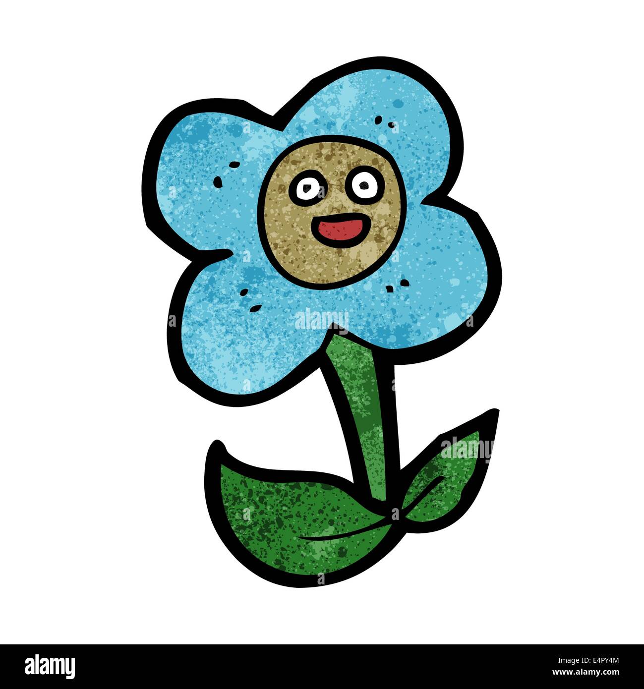 cartoon flower with face Stock Vector Image & Art - Alamy