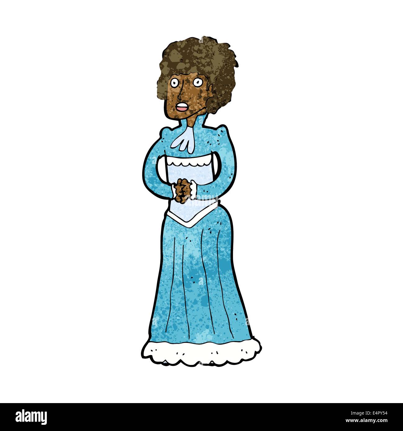 cartoon shocked victorian woman Stock Vector Image & Art - Alamy