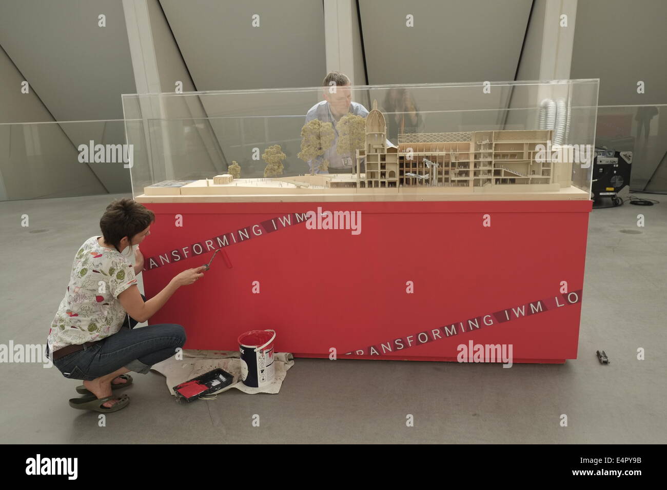 London, UK. 16th July, 2014. Imperial War Museum re opens in London ...