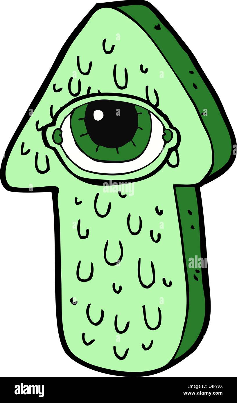 cartoon slimy arrow symbol Stock Vector Image & Art - Alamy