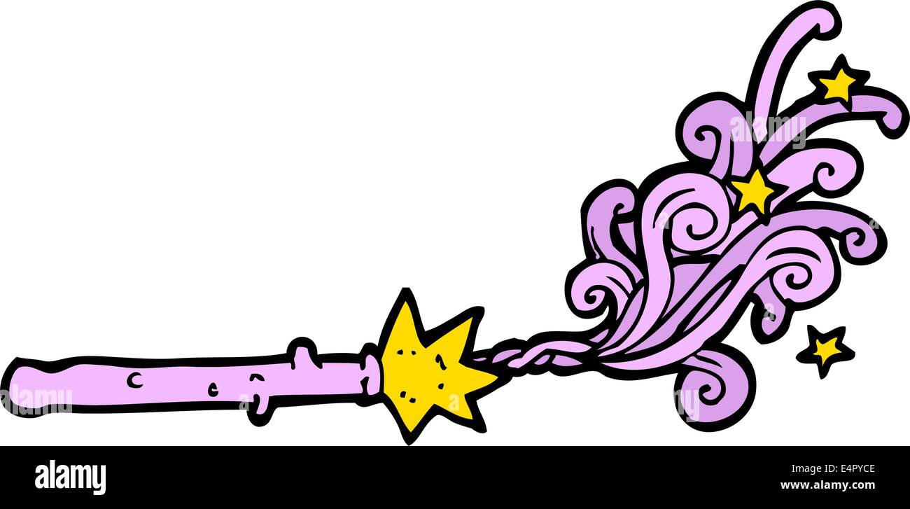 cartoon magic wand Stock Vector Image & Art - Alamy