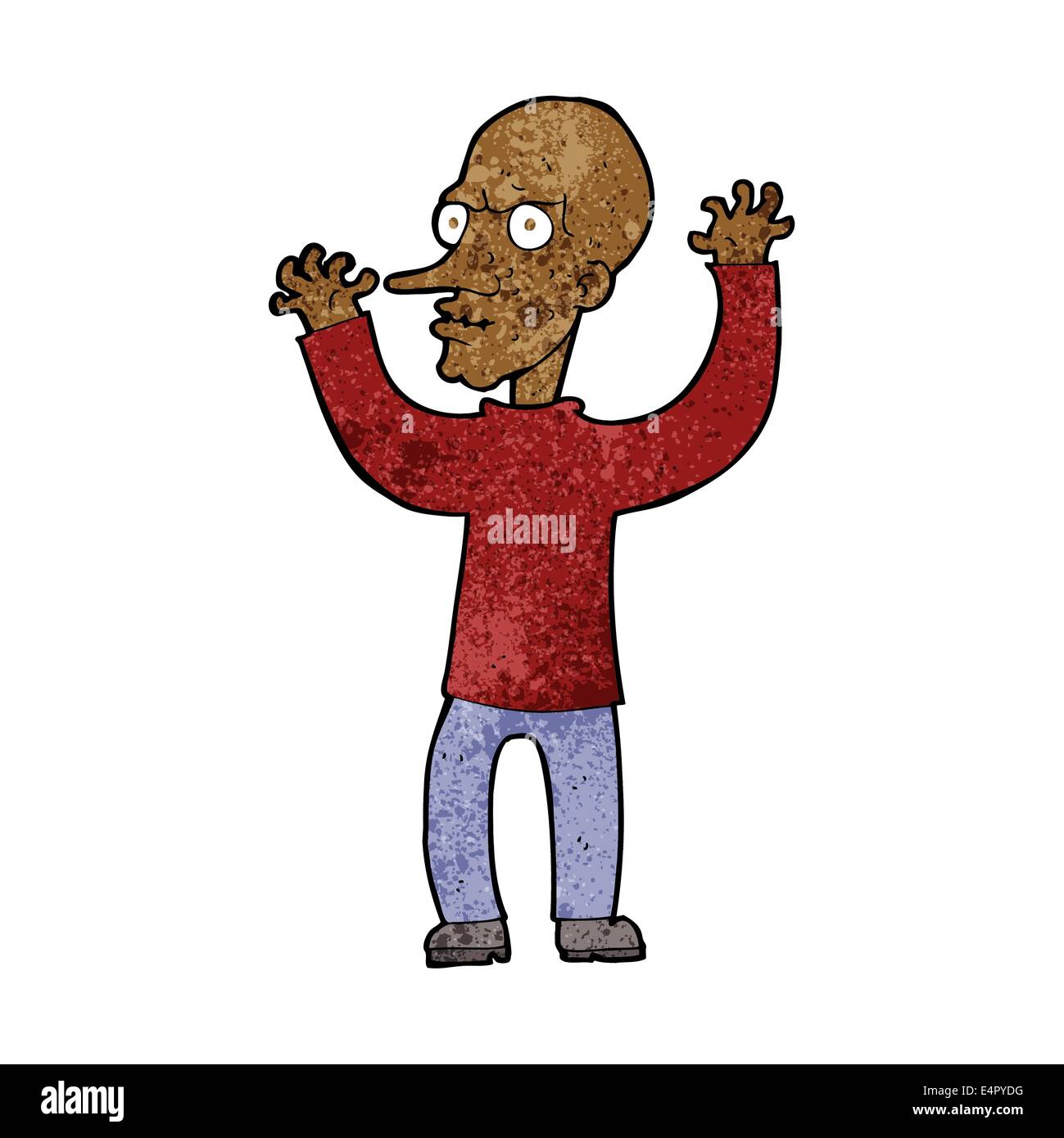 cartoon mean man Stock Vector Image & Art - Alamy