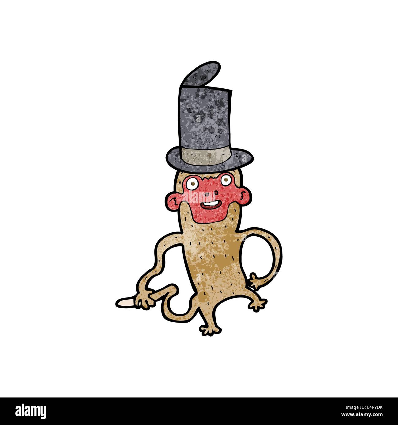 Cartoon monkey wearing hat Cut Out Stock Images & Pictures - Alamy