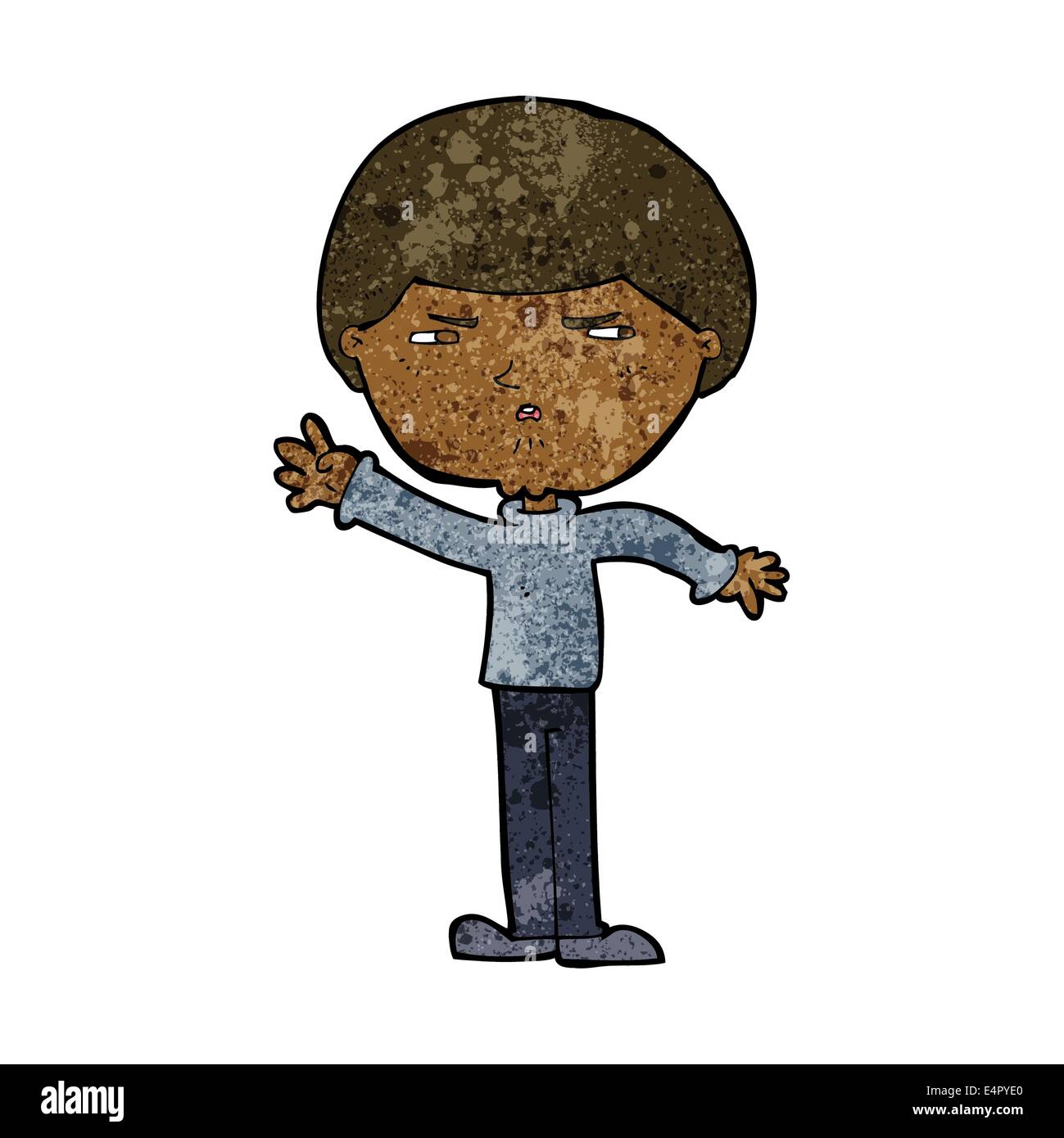 cartoon mean man Stock Vector Image & Art - Alamy