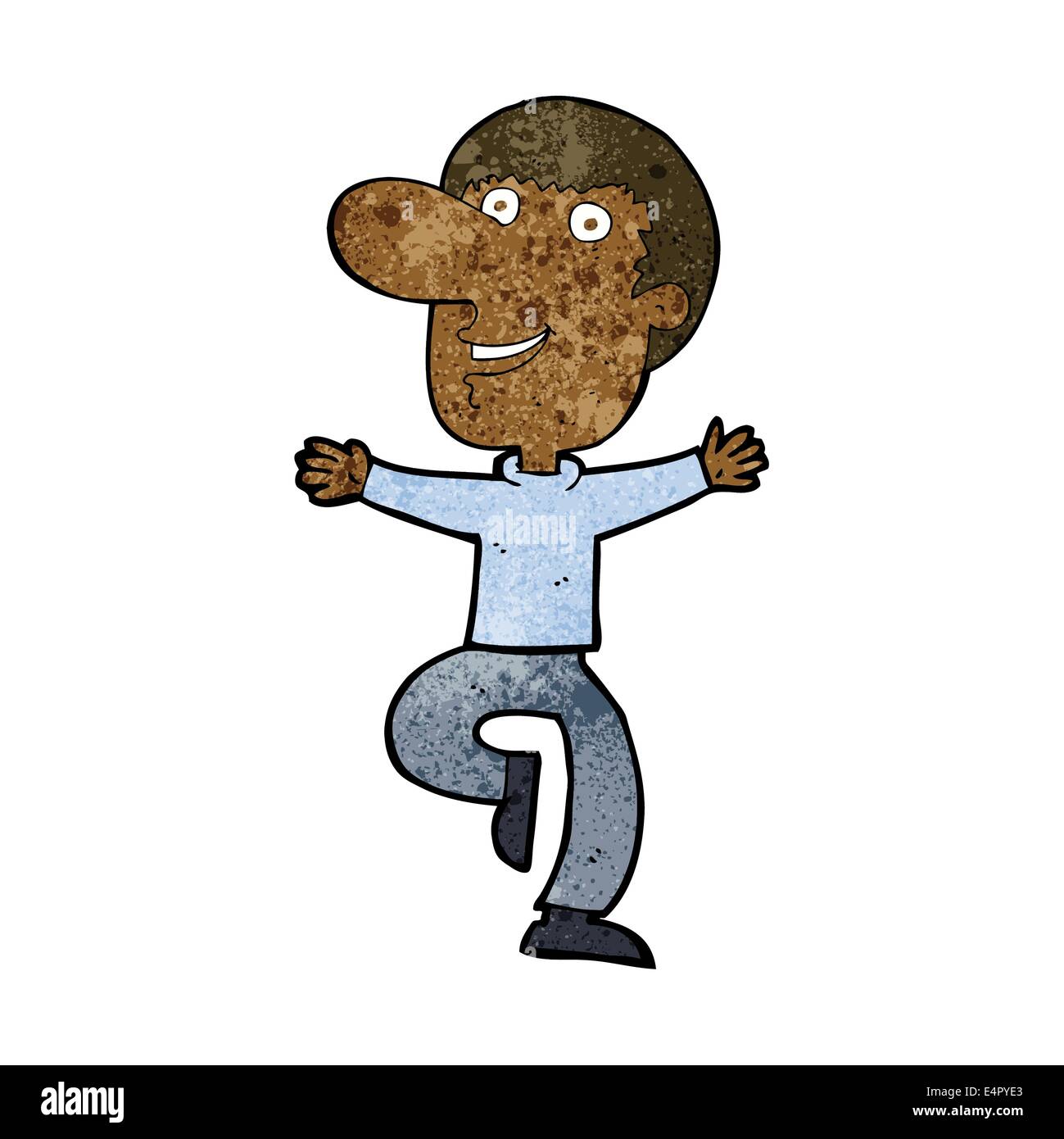 cartoon happy man Stock Vector Image & Art - Alamy