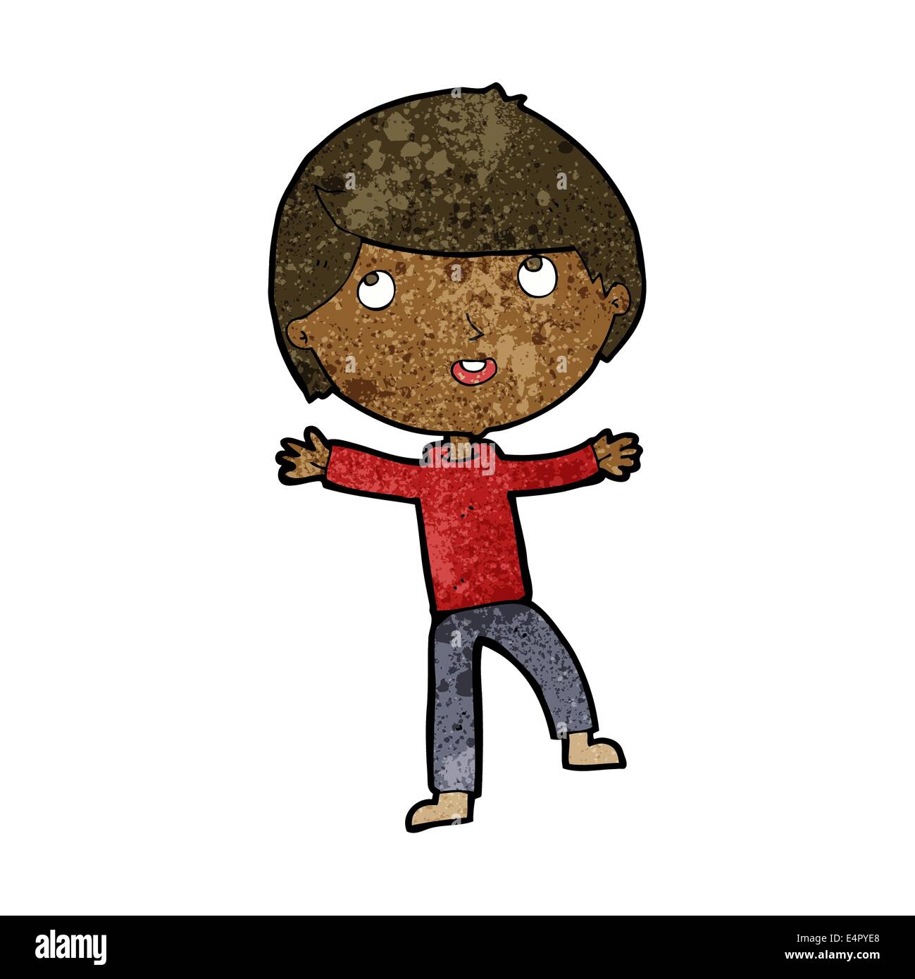 cartoon happy boy Stock Vector Image & Art - Alamy