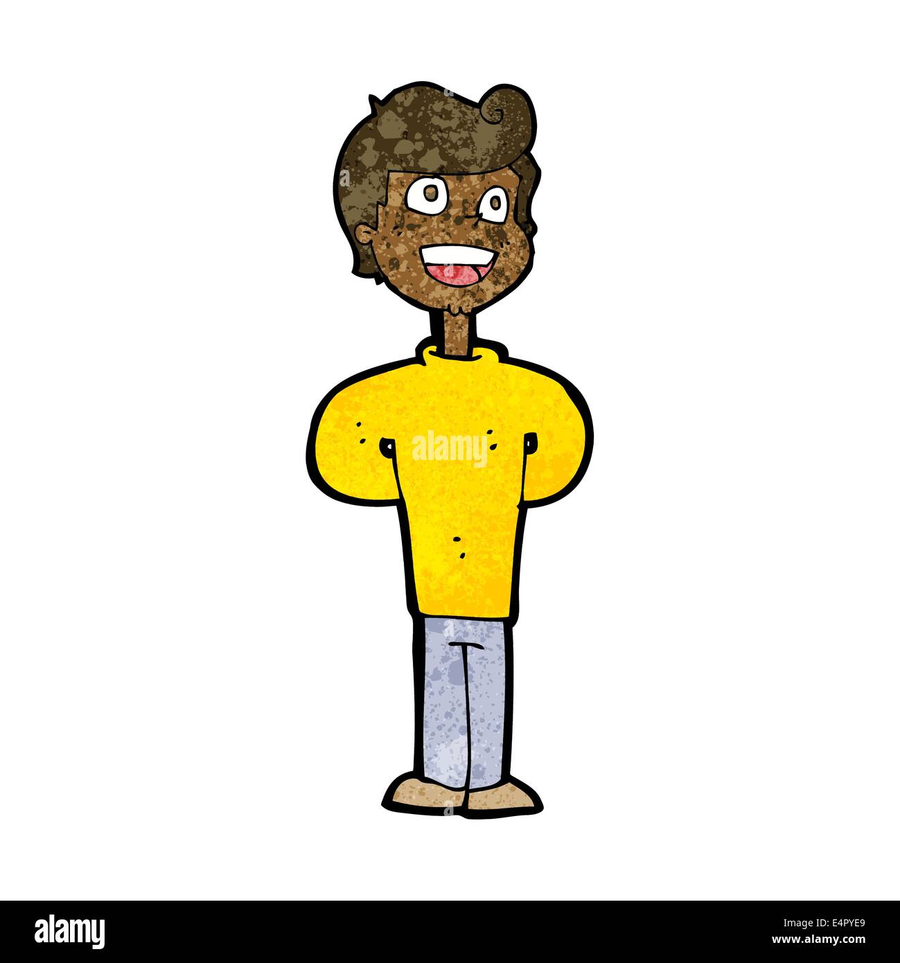 cartoon happy man Stock Vector Image & Art - Alamy