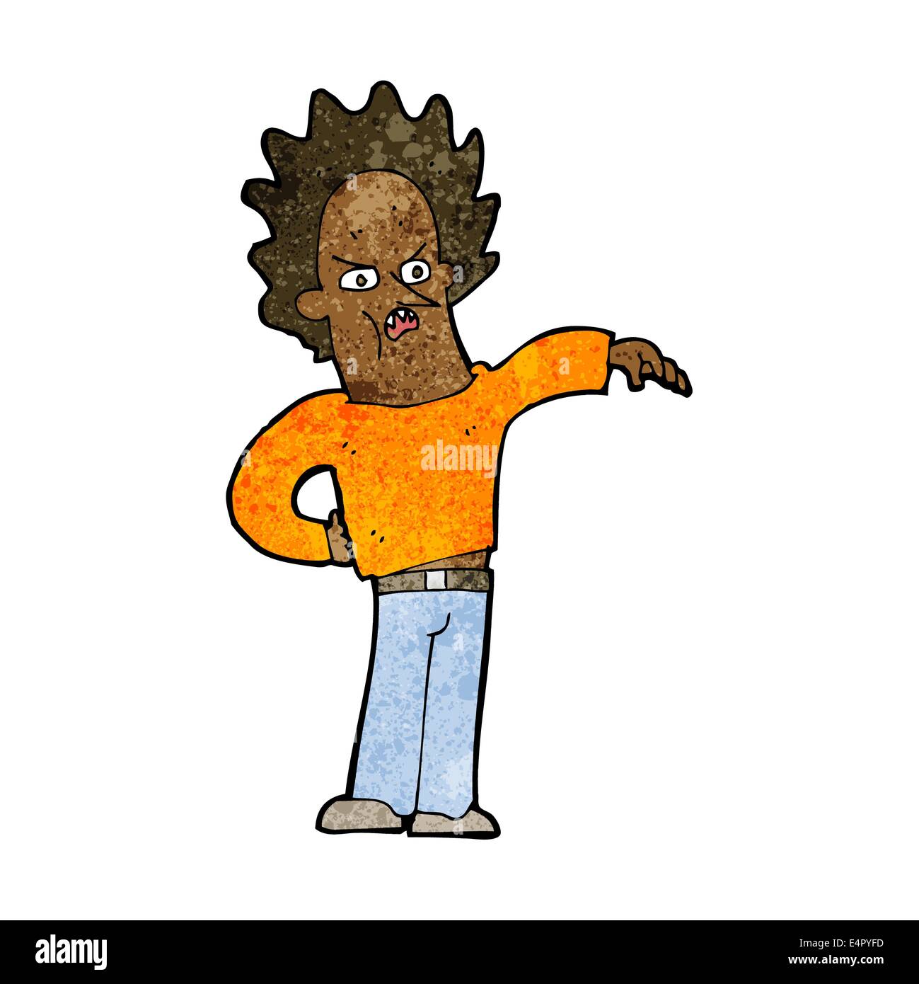 cartoon nasty boy Stock Vector Image & Art - Alamy