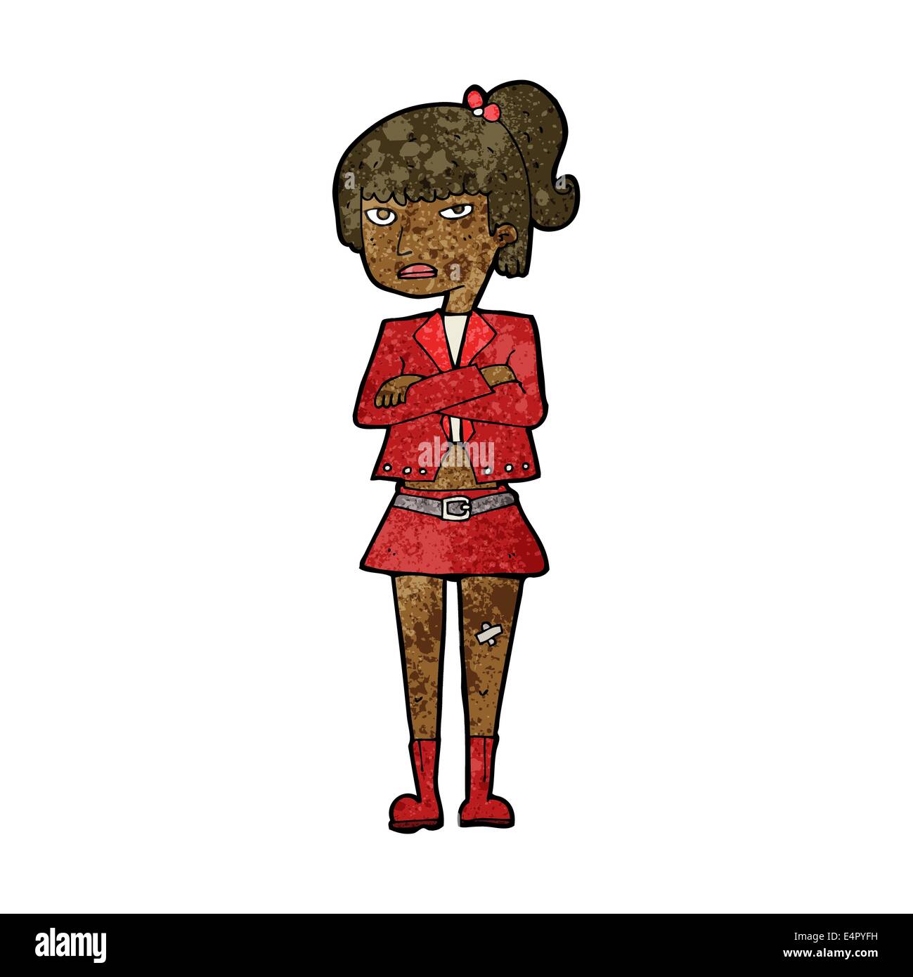 cartoon cool girl Stock Vector Image & Art - Alamy