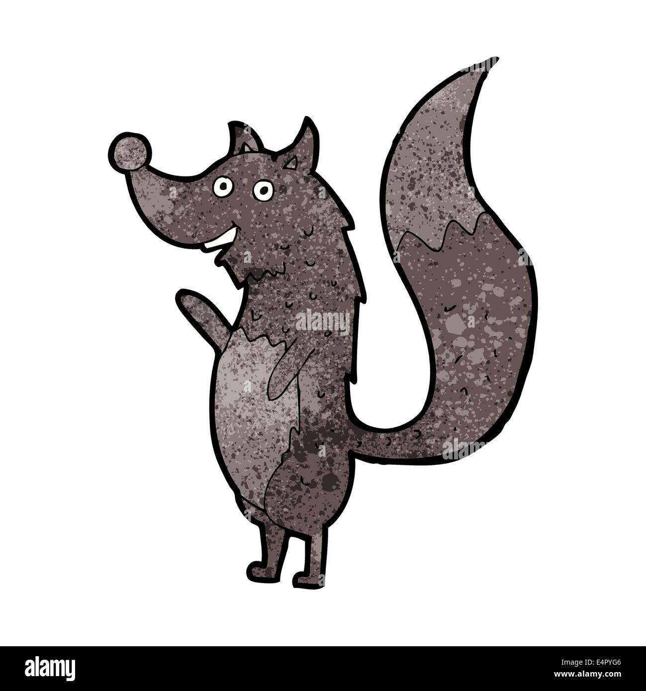 Cartoon waving wolf hi-res stock photography and images - Alamy