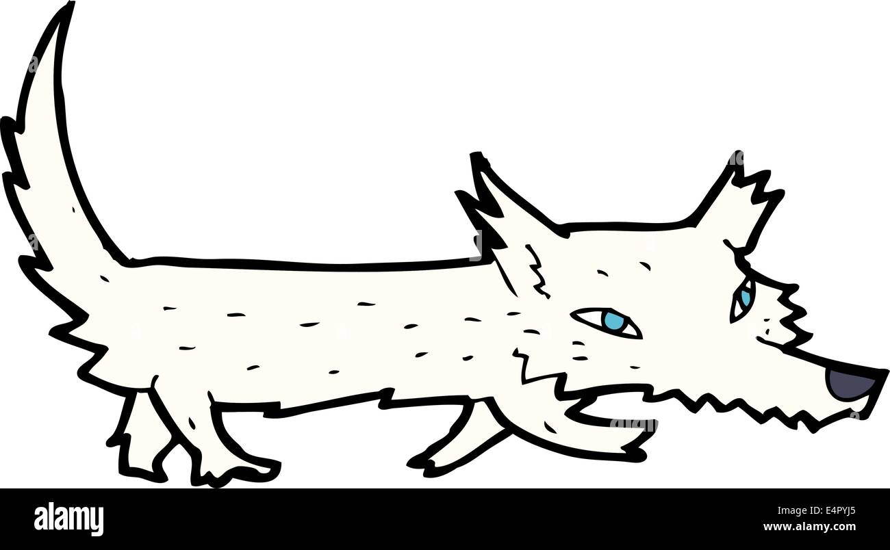 cartoon little wolf Stock Vector Image & Art - Alamy