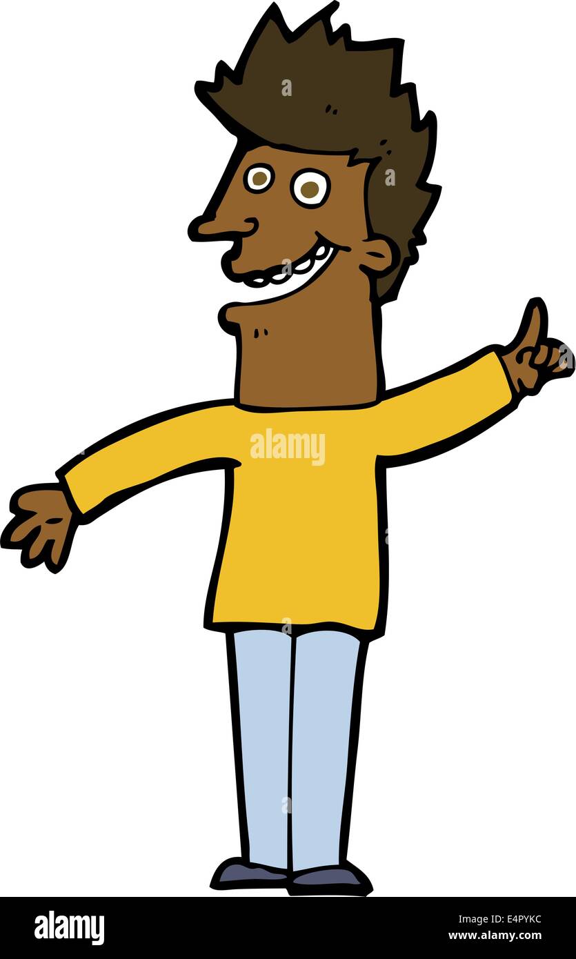 cartoon happy man Stock Vector Image & Art - Alamy