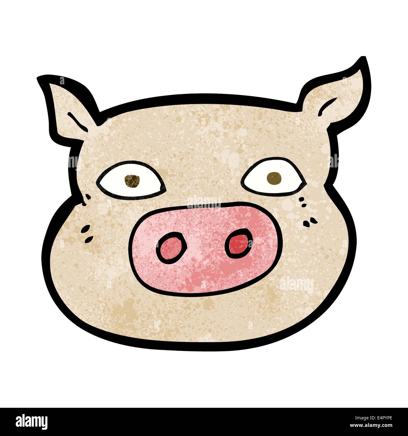 cartoon pig face Stock Vector Image & Art - Alamy