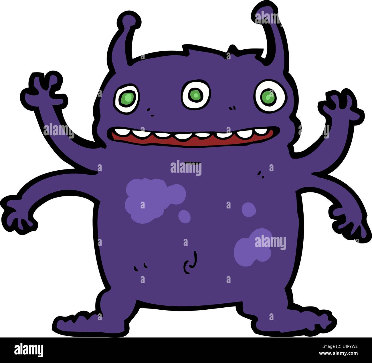 cartoon alien monster Stock Vector Image & Art - Alamy