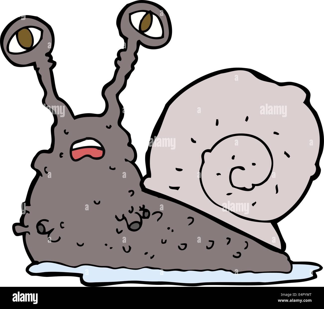 cartoon gross snail Stock Vector Image & Art - Alamy