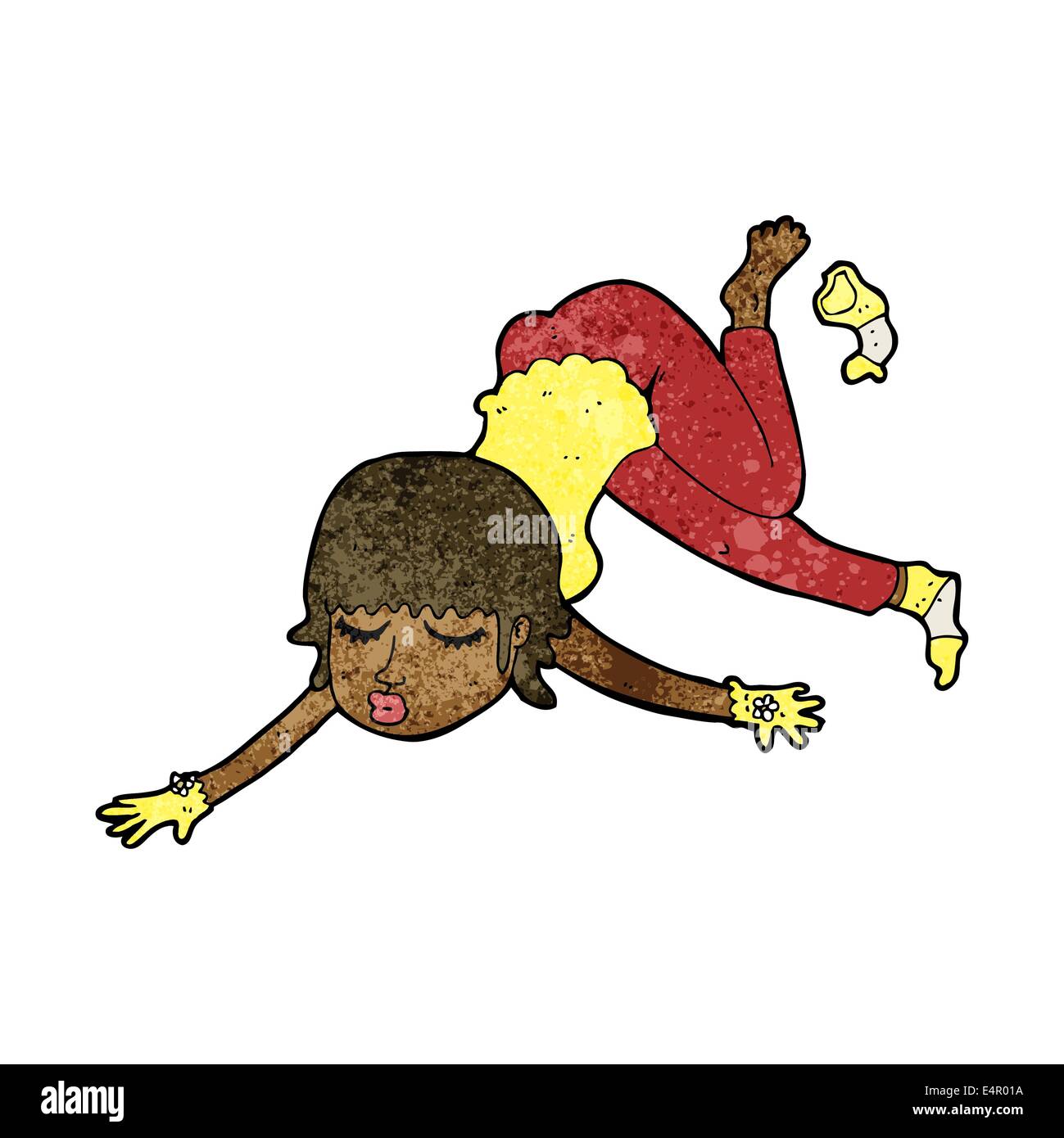 cartoon woman floating Stock Vector Image & Art - Alamy