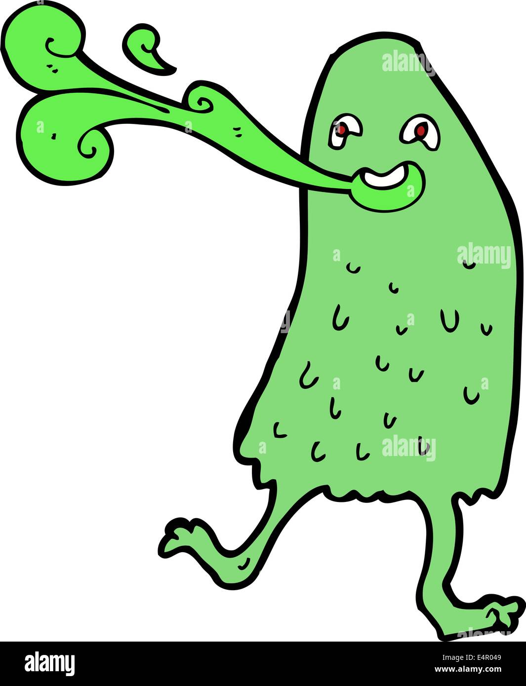 cartoon funny slime monster Stock Vector Image & Art - Alamy