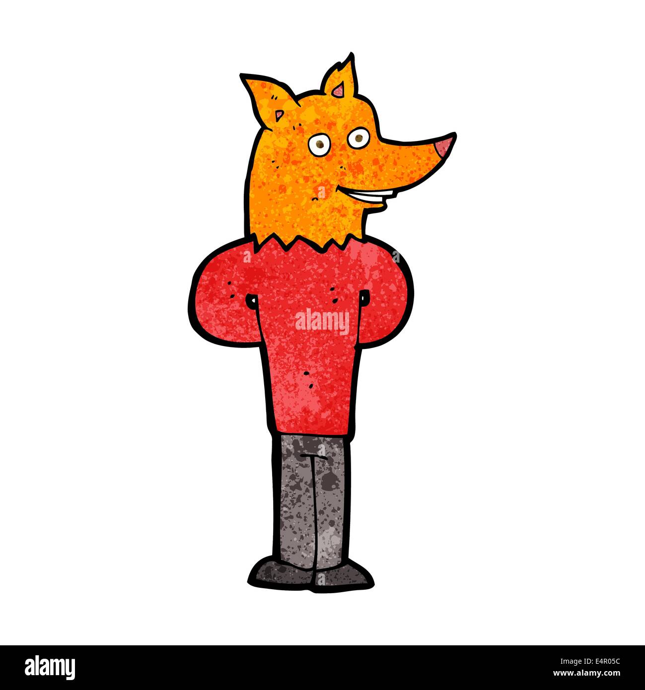 cartoon fox man Stock Vector Image & Art - Alamy