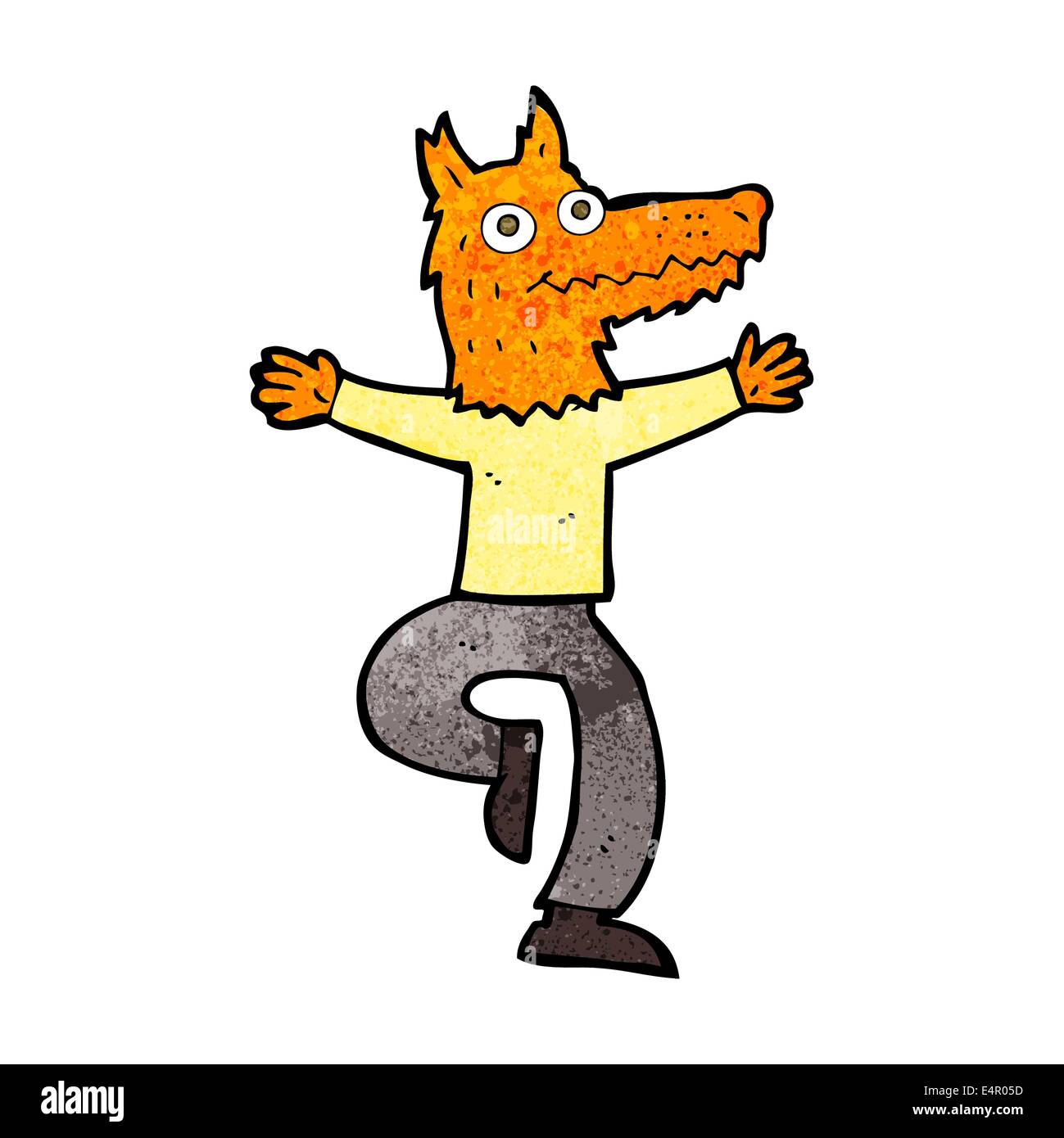 cartoon fox man Stock Vector Image & Art - Alamy