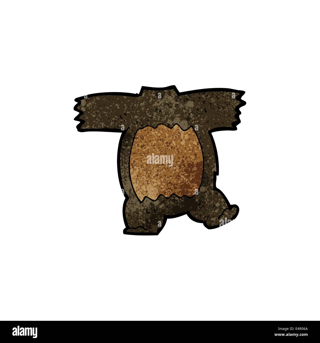 cartoon black bear body Stock Vector Image & Art - Alamy