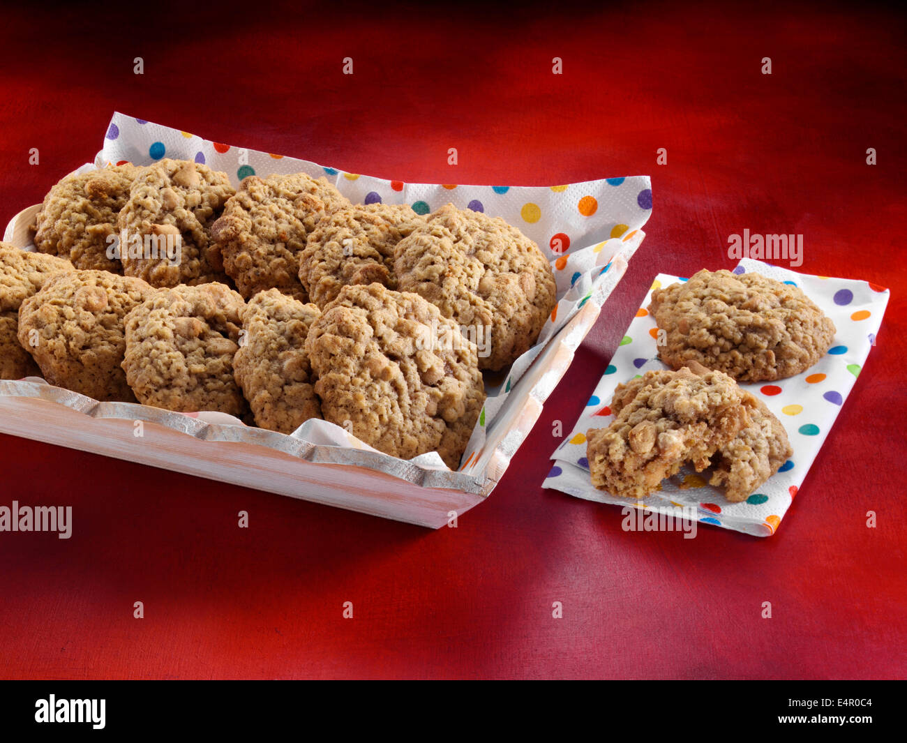 Oatmeal butterscotch scotchies Stock Photo - Alamy