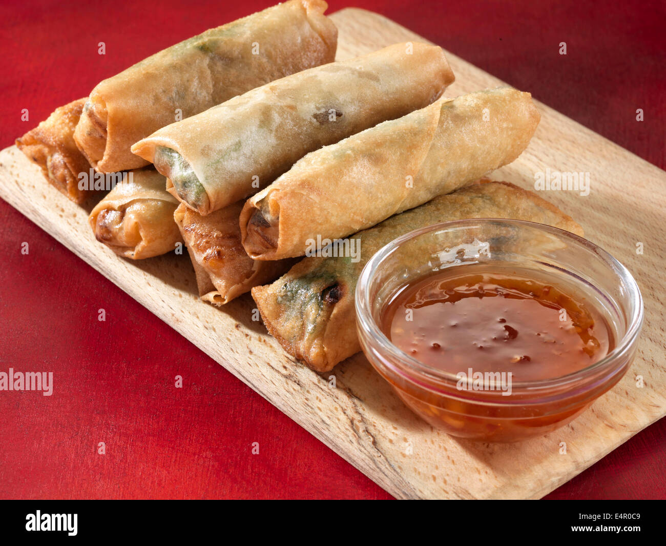 Deep fried spring rolls hi-res stock photography and images - Alamy