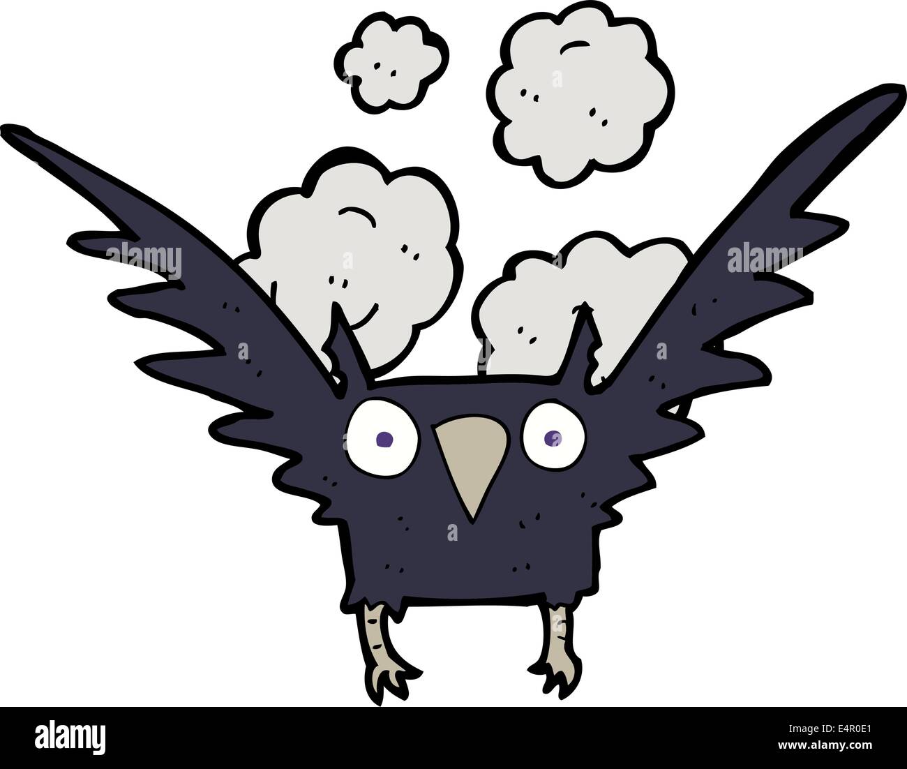 cartoon spooky bird Stock Vector Image & Art - Alamy
