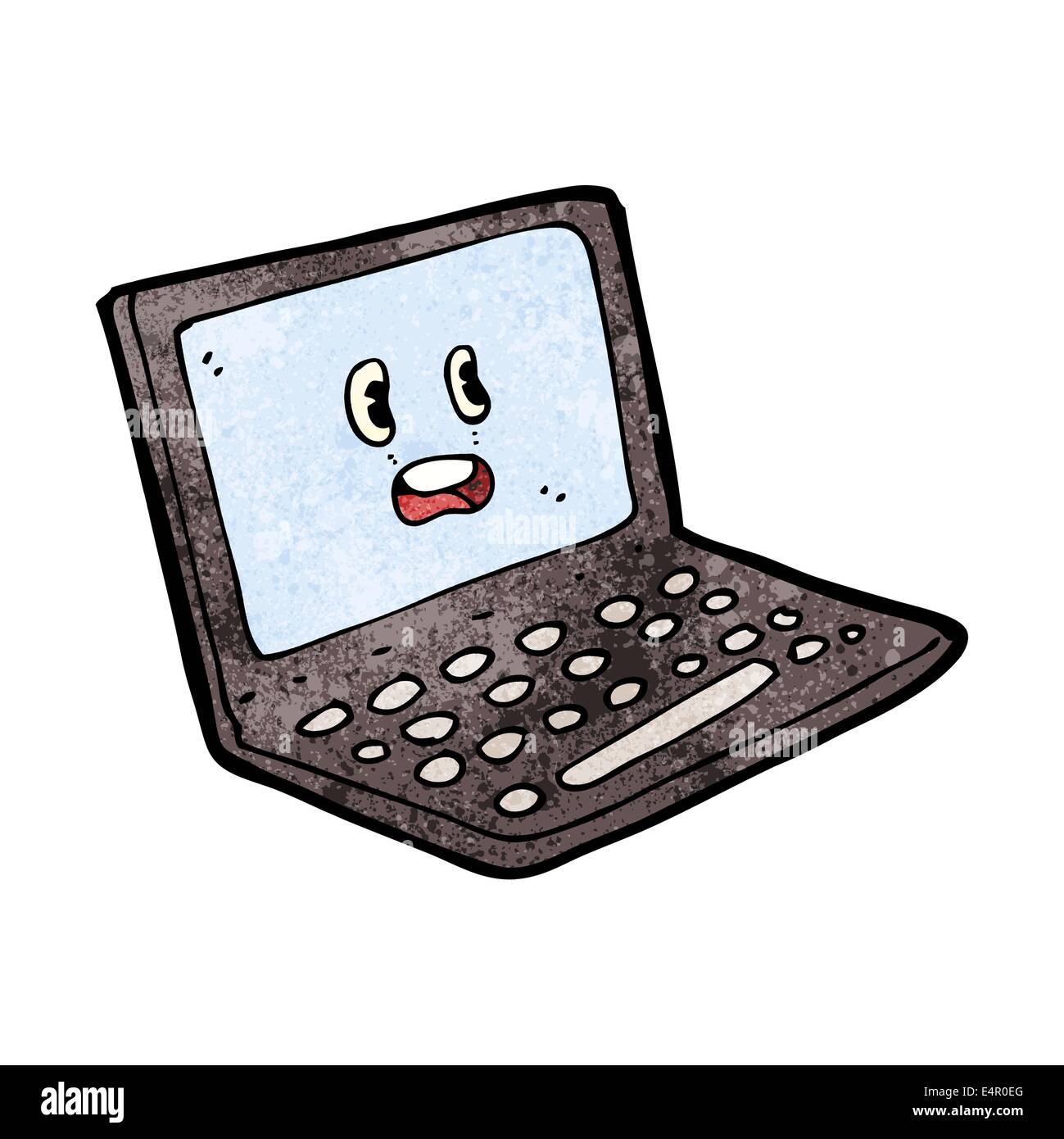 cartoon laptop computer Stock Vector Image & Art - Alamy