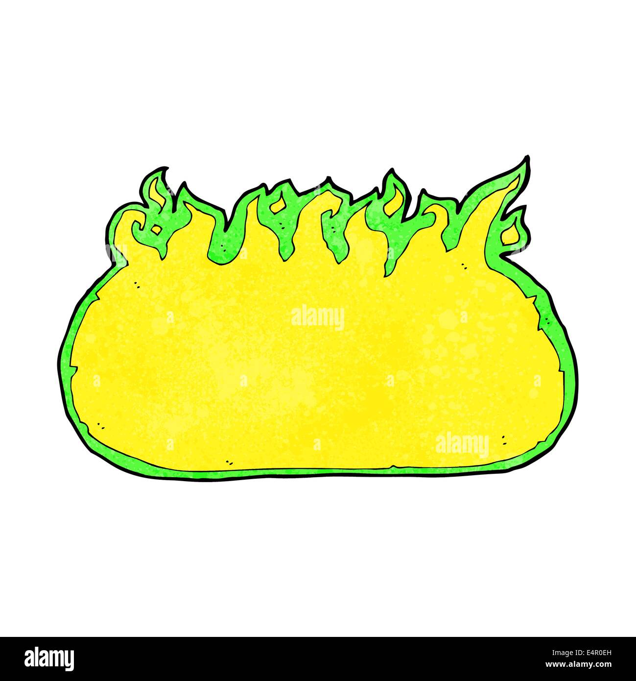 cartoon green fire border Stock Vector Image & Art - Alamy