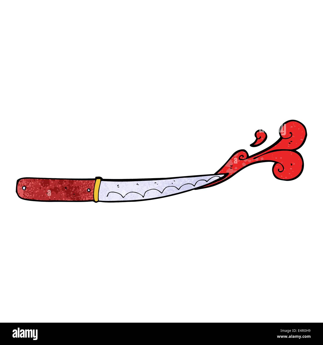 cartoon kitchen knife cutting Stock Vector Image & Art - Alamy