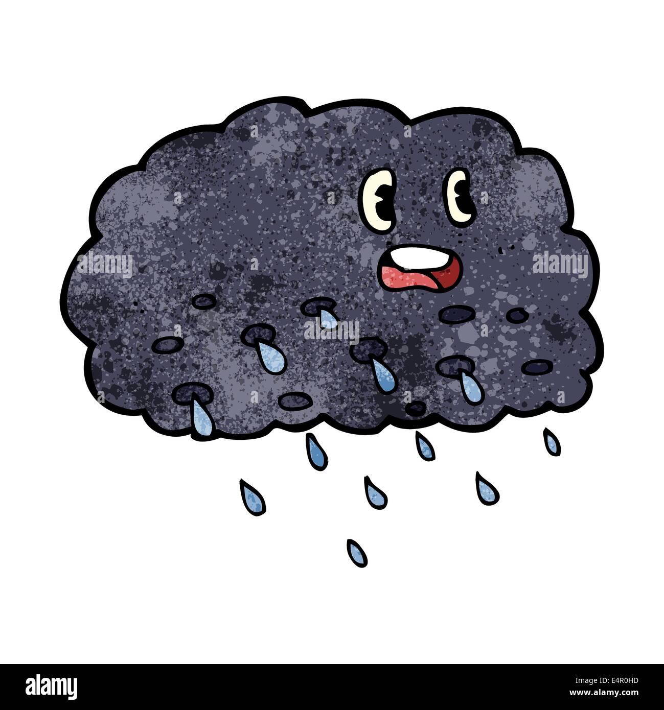 cartoon rain cloud Stock Vector Image & Art - Alamy