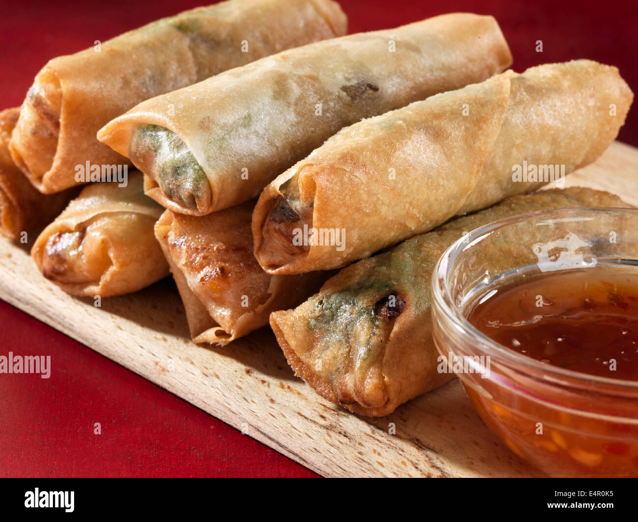 Deep Fried Spring Rolls Finger Food High Resolution Stock Photography ...
