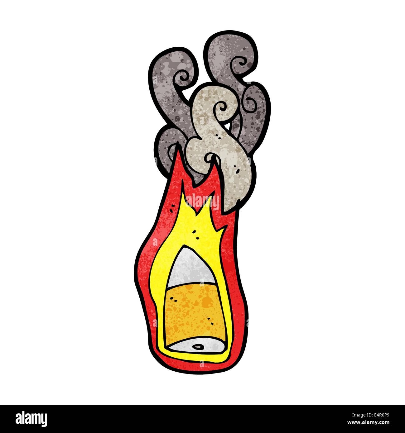 cartoon flaming bullet Stock Vector Image & Art - Alamy