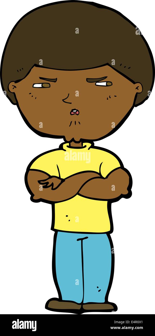 cartoon grumpy man Stock Vector Image & Art - Alamy