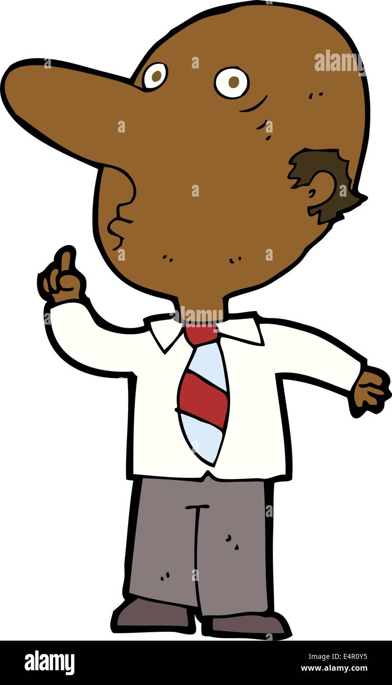 cartoon bald man asking question Stock Vector Image & Art - Alamy