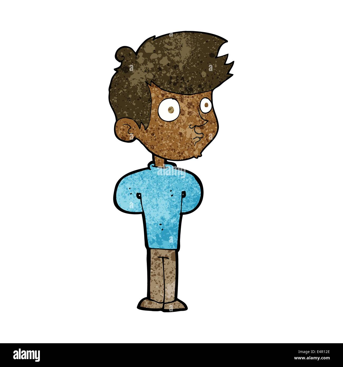 Cartoon boy staring Stock Vector Images - Alamy