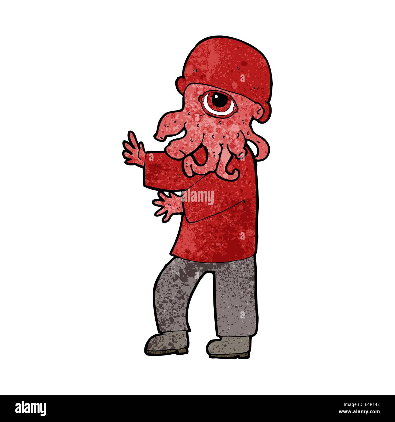 cartoon alien man Stock Vector Image & Art - Alamy