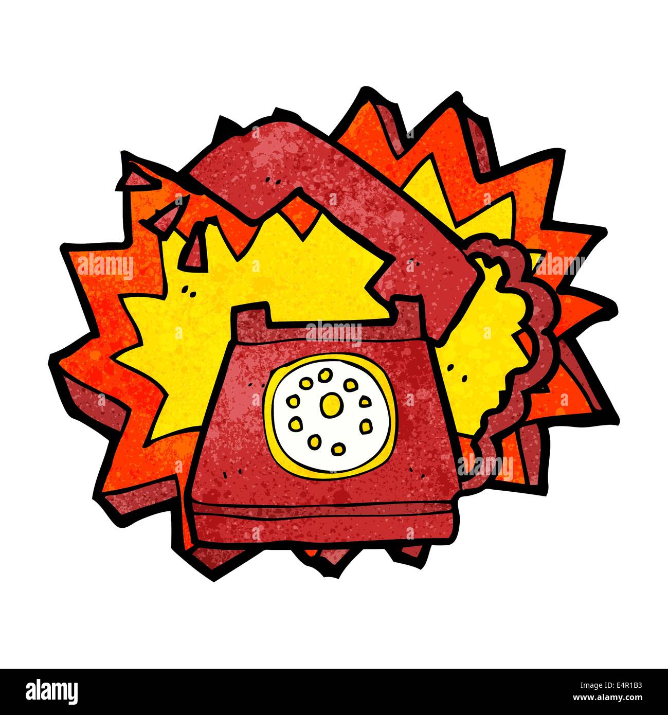 Cartoon Ringing Telephone High Resolution Stock Photography and Images ...