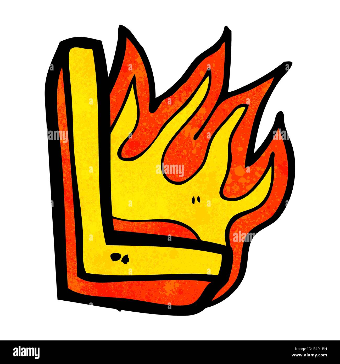 cartoon flaming letter Stock Vector Image & Art - Alamy