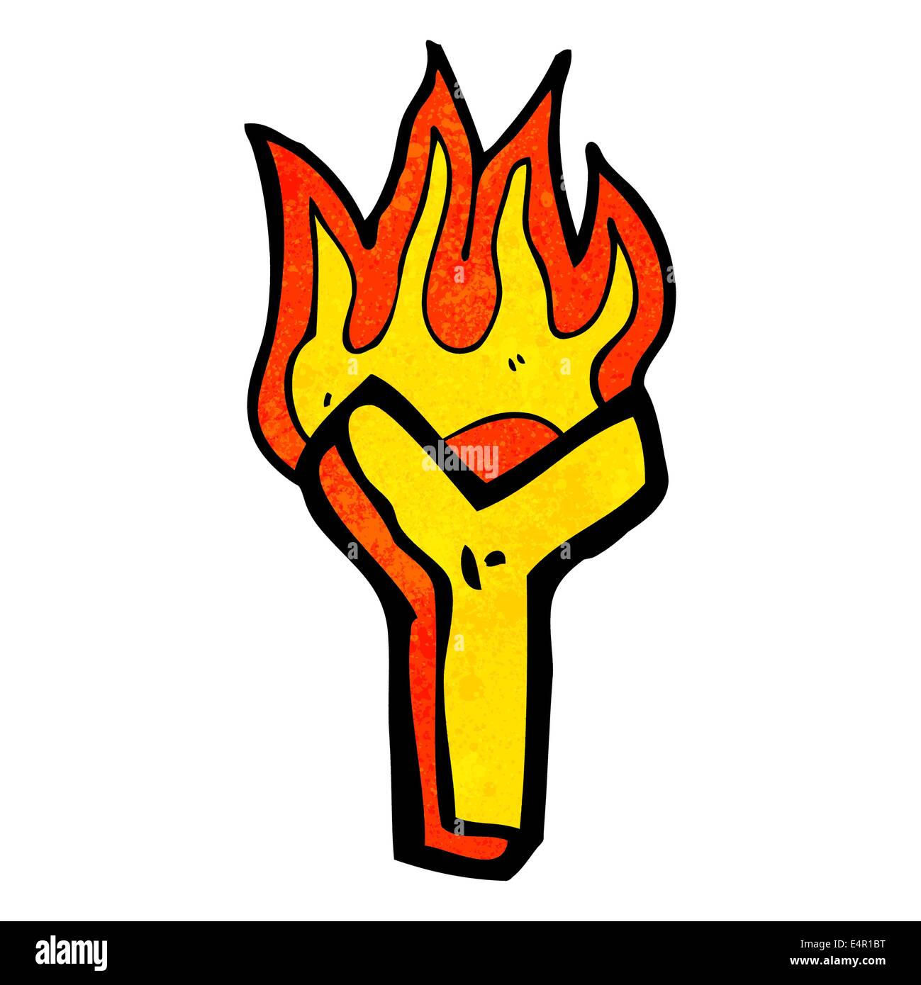 cartoon flaming letter Stock Vector Image & Art - Alamy